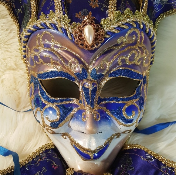 Venitian Jester mask | Accessories | Masquerade Jester Mask | Poshmark